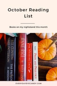 October Reading List - Everyday Eyecandy