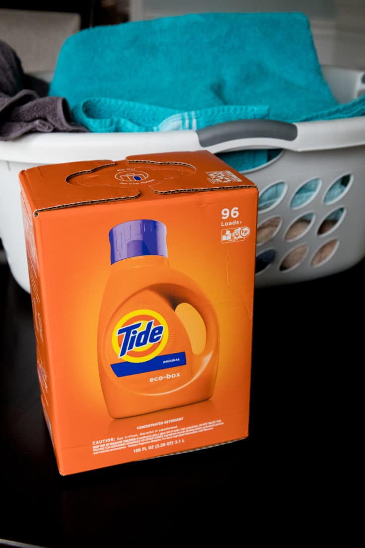 Organizing my Laundry Room with Tide Eco-Box - Everyday Eyecandy