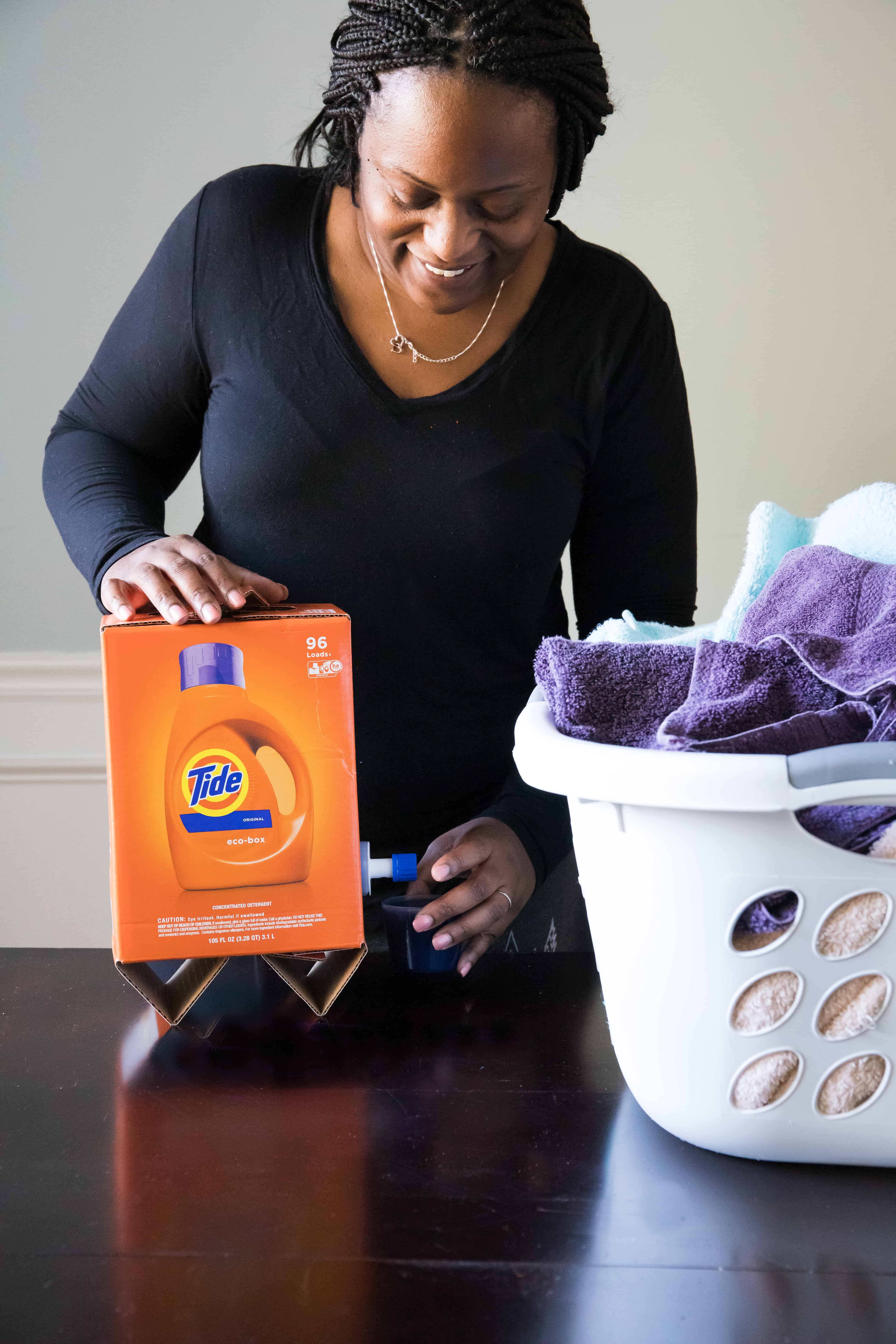 Organizing my Laundry Room with Tide Eco-Box - Everyday Eyecandy