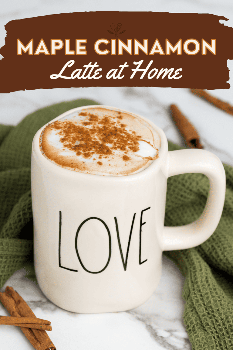 Easy Maple Cinnamon Latte Recipe at Home - Everyday Eyecandy