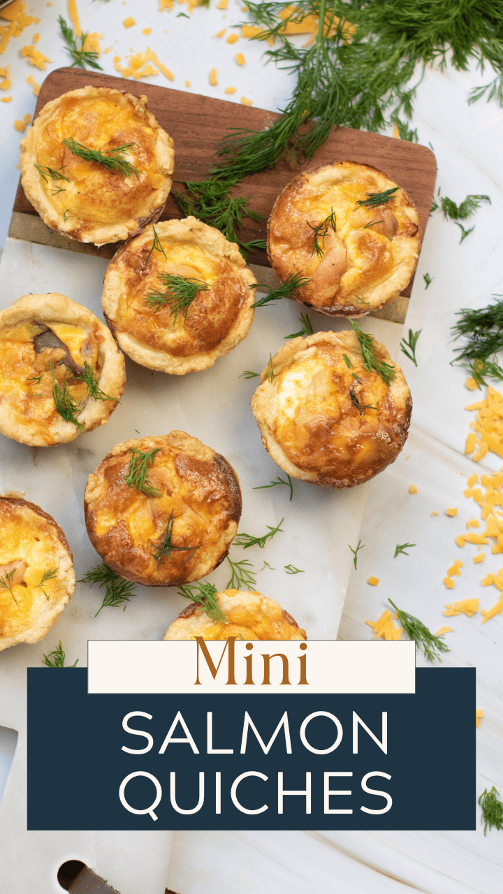 Mini Salmon Quiches Recipe - Everyday Eyecandy