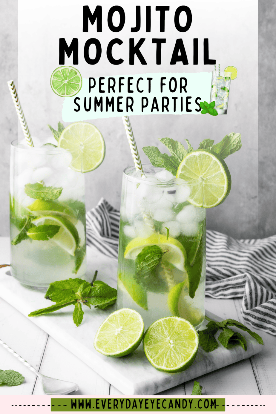Mojito Mocktail - Everyday Eyecandy